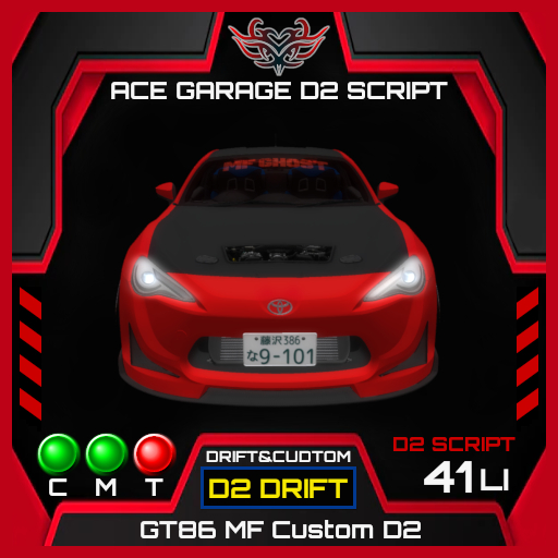 Second Life Marketplace - [AG.D2] GT86 MF Custom D2